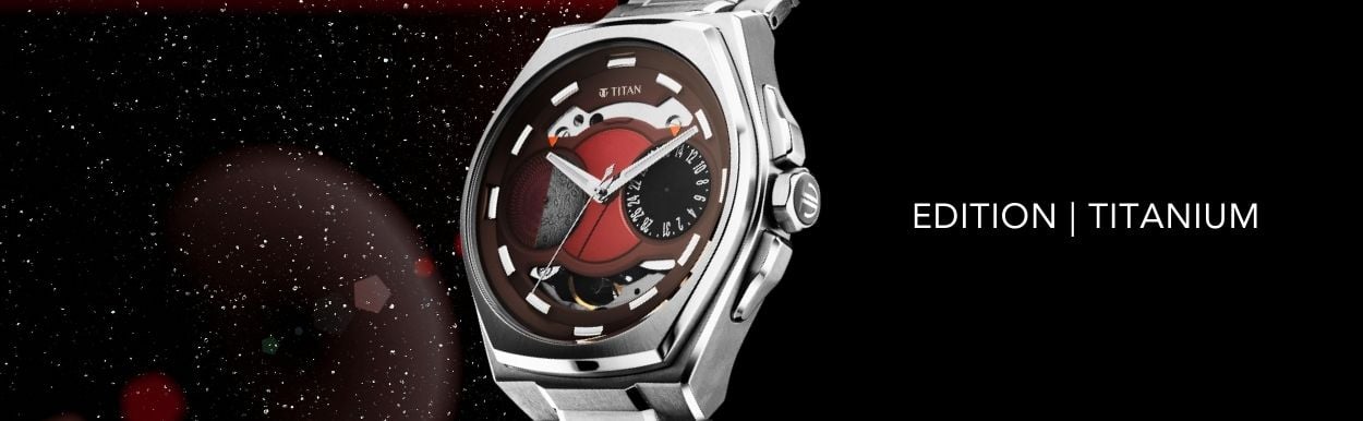 Buy Online Titan Caelum Titanium Automatic Multifunction - Stellar ...
