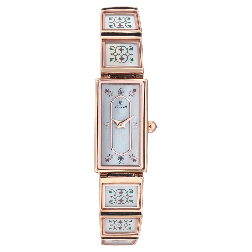 Buy Online Titan Quartz Analog Mother Of Pearl Dial Watch for Women ...