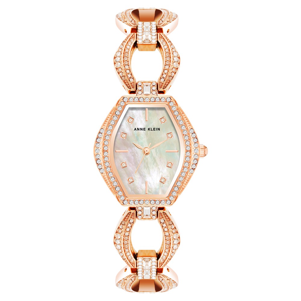 Buy Online Anne Klein Quartz Analog Mother of Pearl Dial Metal Strap ...