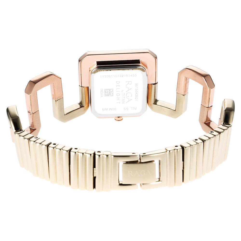 Buy Online Titan Raga Delight Quartz Analog Rose Gold Dial Rose Gold ...