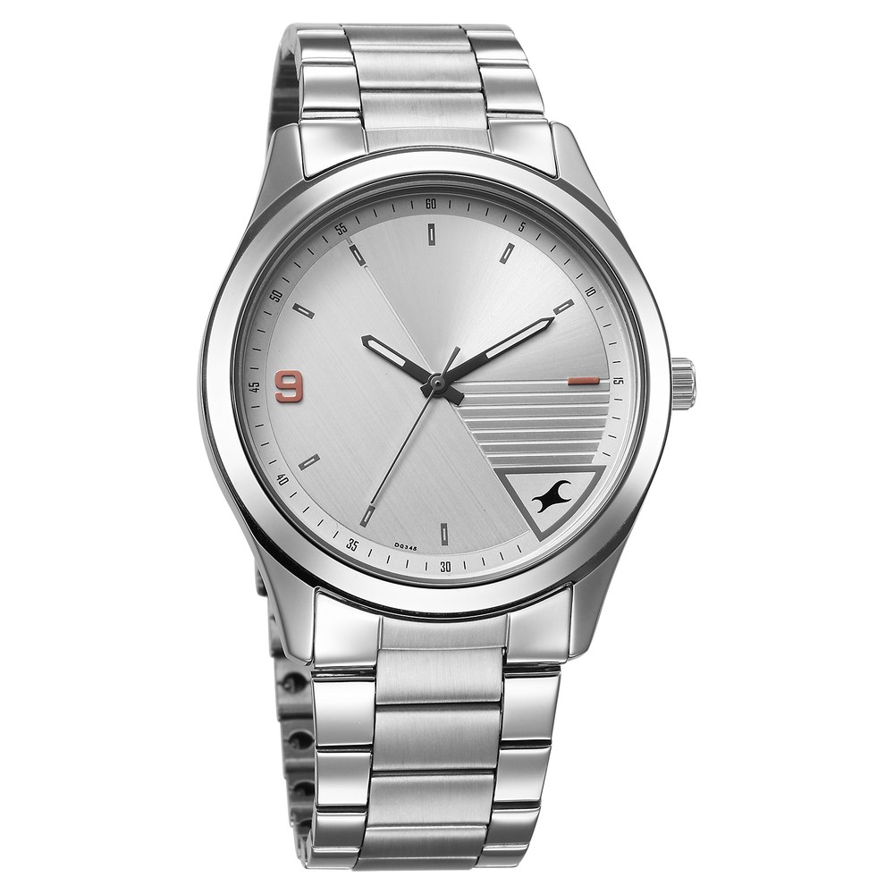Buy Online Fastrack Stunners Quartz Analog Silver Dial Silver Metal ...