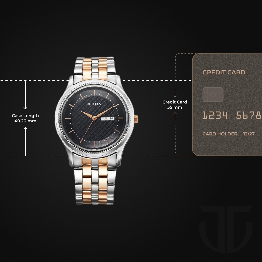 Buy Online Titan Karishma Quartz Analog with Day and Date Blue Dial ...