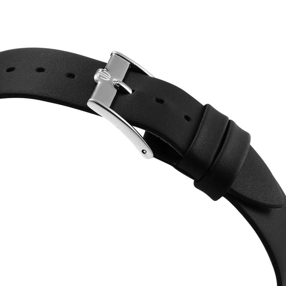 Buy Online Titan Edge Slim Leather Strap White Dial Analog Watch for ...