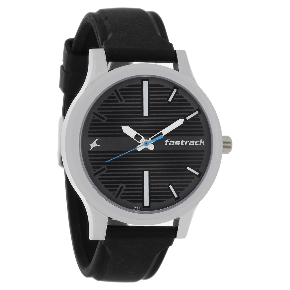 Buy Online Fastrack Quartz Analog Grey Dial Silicone Strap Watch for ...