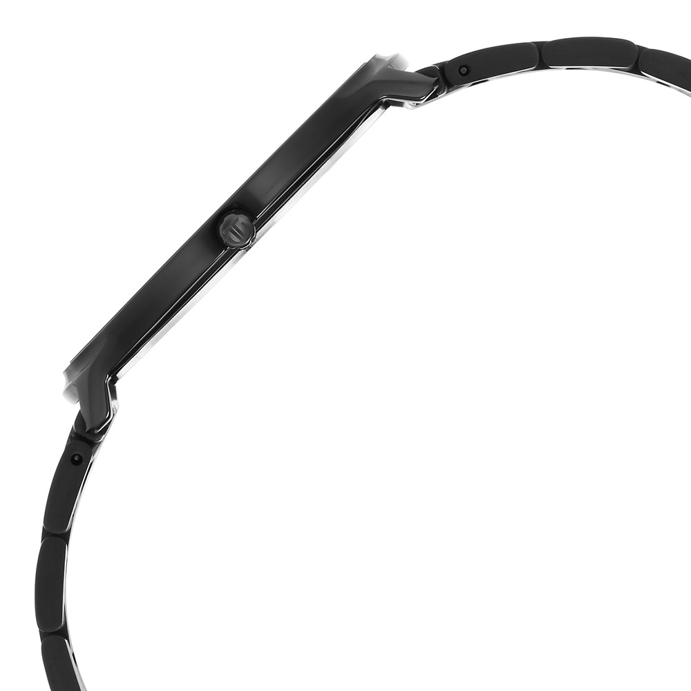 Buy Online Titan Edge Metal Black Dial Analog Stainless Steel Strap ...