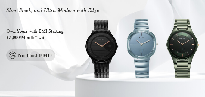 Buy Slimmest Edge Watches Online at Best Price | Titan